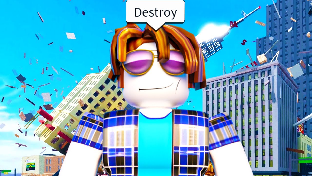 ROBLOX DESTROY A CITY - YouTube