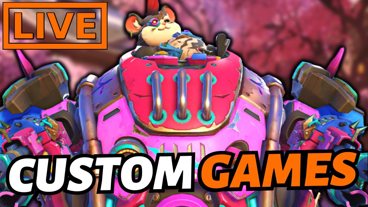 🔴LIVE - OVERWATCH 2 | CUSTOM GAMES W/ VIEWERS! - YouTube