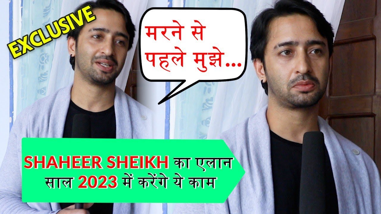 What? Shaheer Sheikh wants to do this before he dies ? Exclusive ...