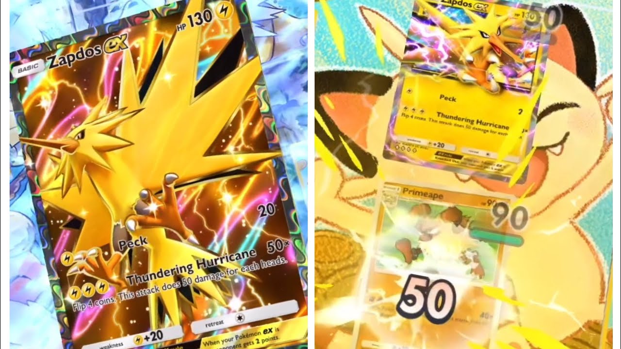 Unbelievable Luck! Primeape & Fearow Deck vs Zapdos EX in Gold Emblem ...