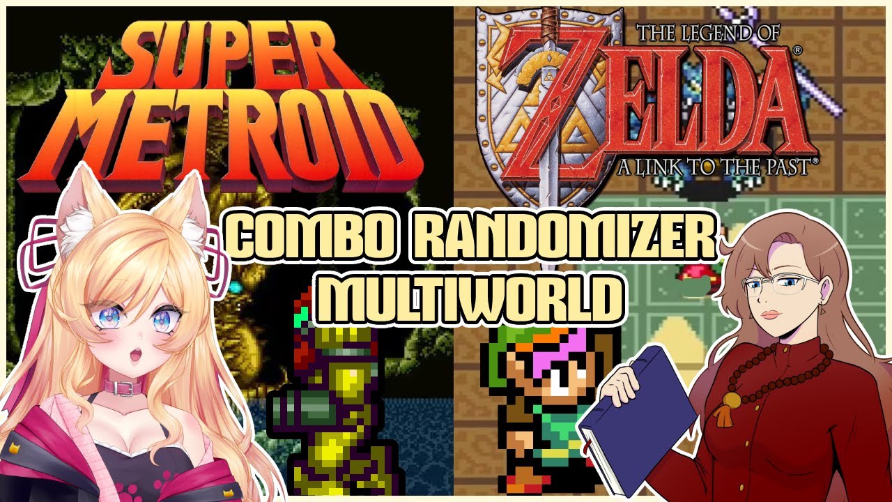 [Saku Plays] Super Metroid and A Link to the Past Randomizer Multiworld with Rozalyndis - YouTube
