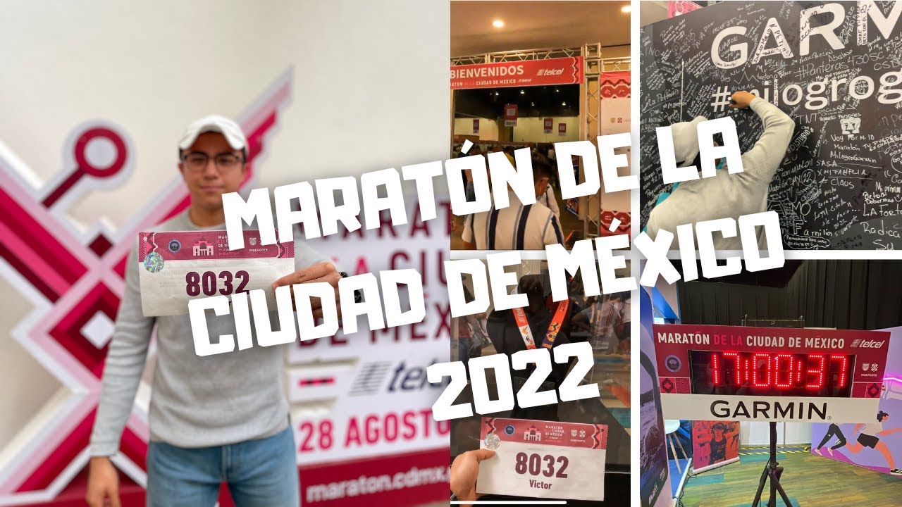 ENTREGA DE KIT | Maratón de la Ciudad de México 2022 - YouTube