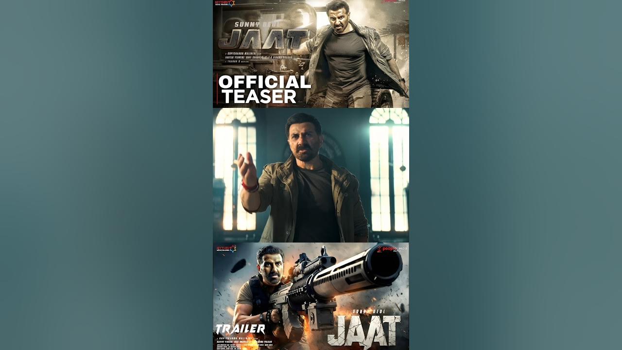 Jaat - Official Trailer | Sunny Deol | Randeep Huda | Gopi Chand | Jaat Teaser Trailer - YouTube
