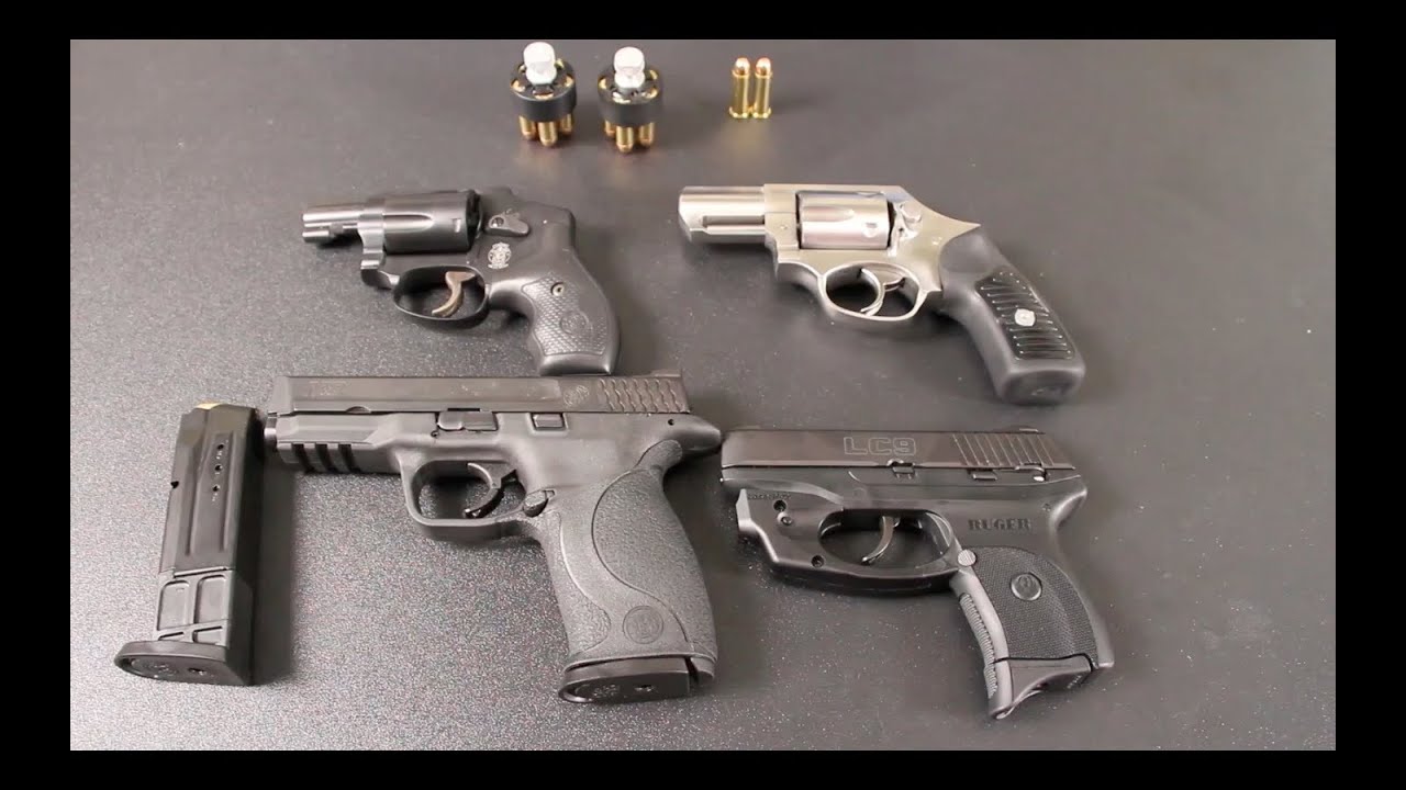 Gun Review: Ruger LC9 vs Smith & Wesson 442 vs Ruger SP101 vs Smith ...