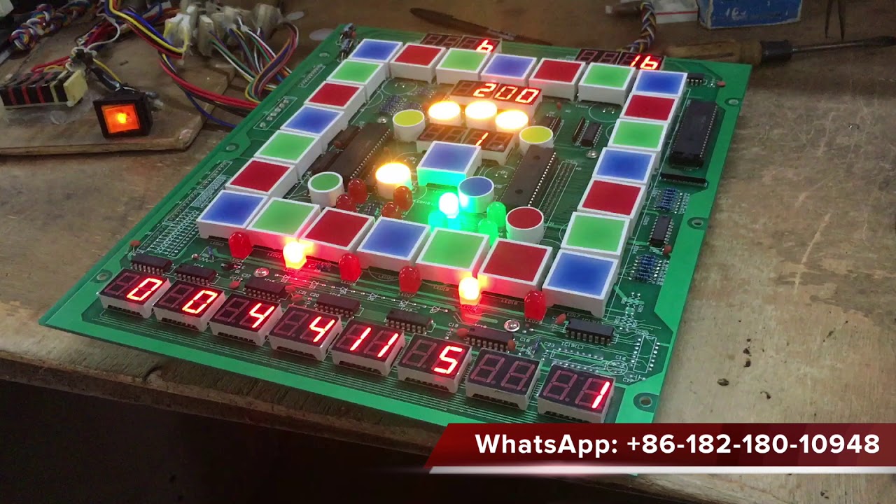 coin operated popular casino PCB circuit game board Mario slot game ...