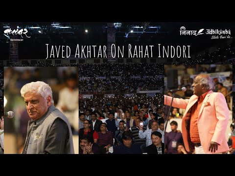 Javed Akhtar On Rahat Indori | Jashn-e-Rahat 2019 | Qalandar Book ...