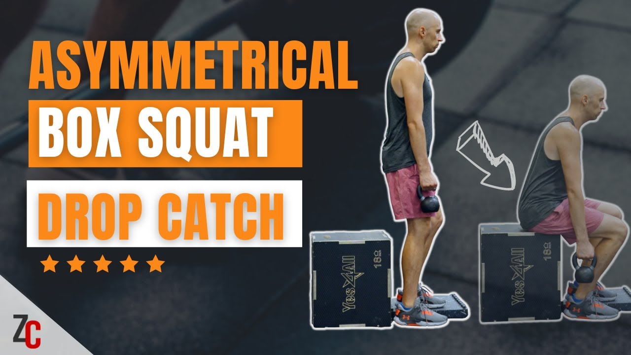 Asymmetrical Box Squat Drop Catch - YouTube