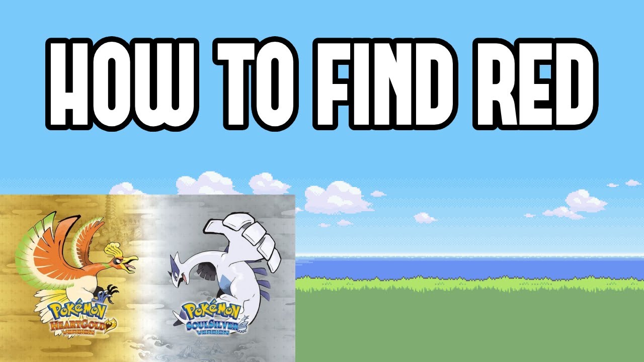 How to Find Red in Pokemon Heartgold/Soulsilver - YouTube
