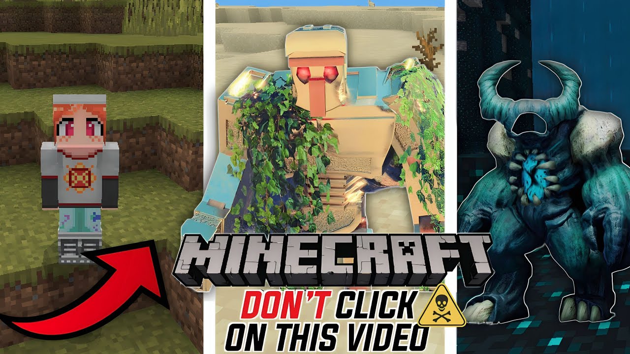 Epic Minecraft Transformation: Shapeshifting into ANY Mob!! #youtube # ...