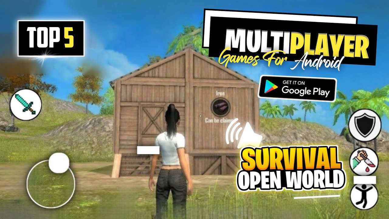 Top 5 Multiplayer Open World Survival Games For Android | Crafting & Building Survival Games in ...