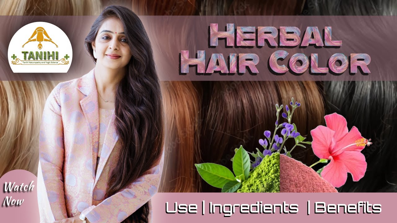 Homemade Herbal Hair Color / Natural Hair Dye Helps To Color, Condition ...