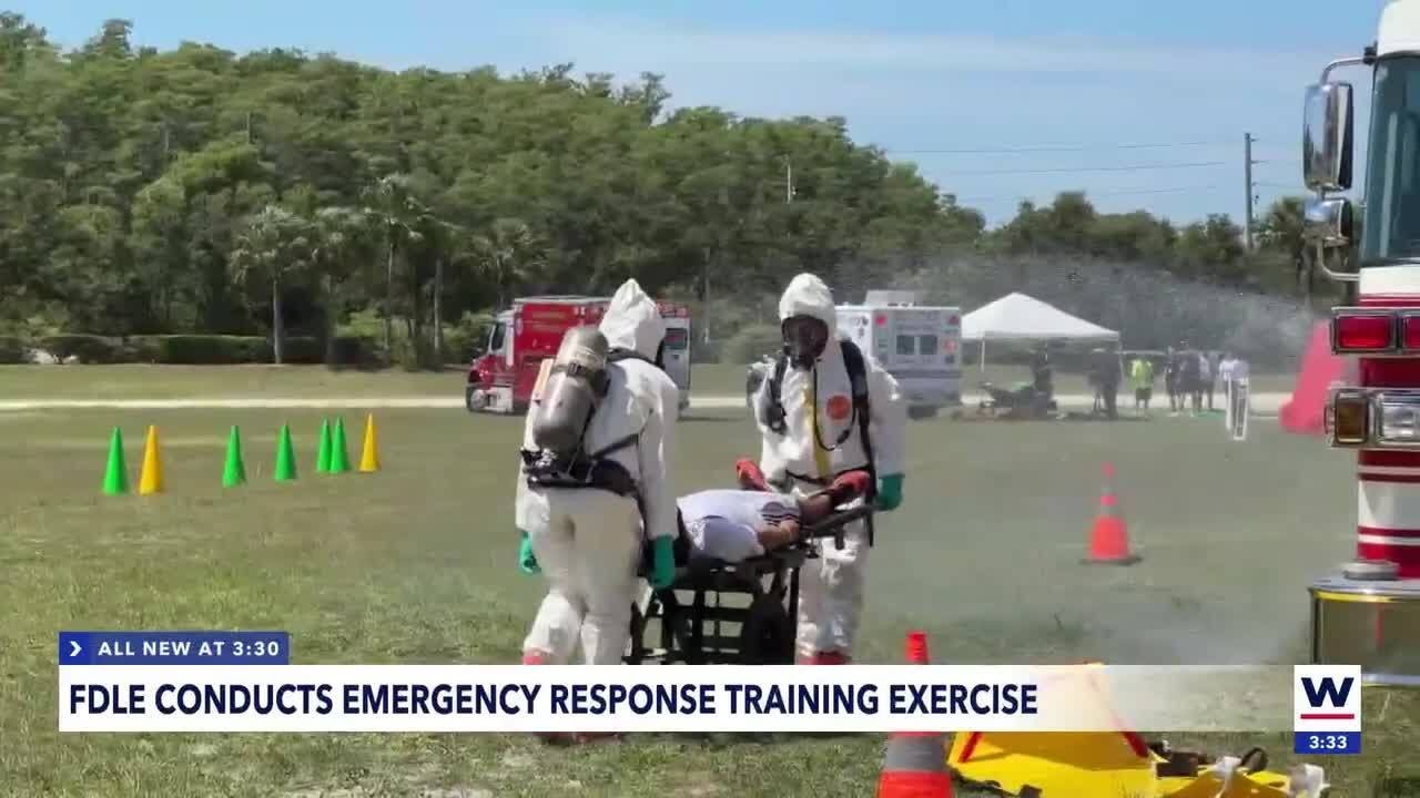 First responders take part in full-scale training exercise - YouTube