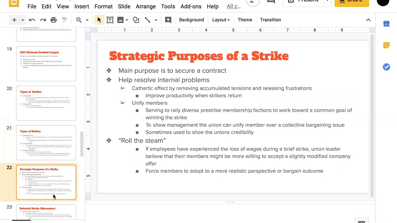 Types of strikes - YouTube