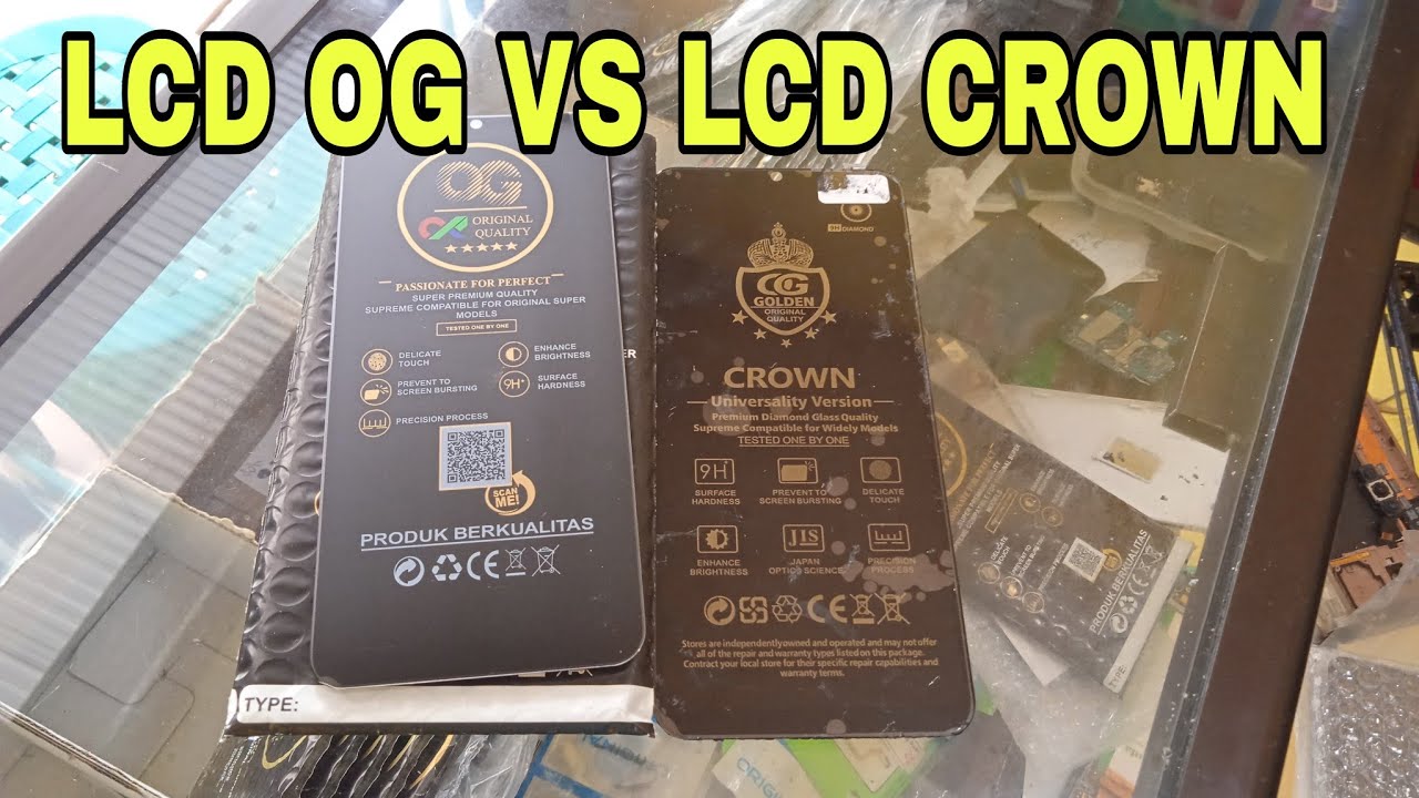 Keunggulan Lcd OG VS lcd CROWN || LCD OG SEPER - YouTube
