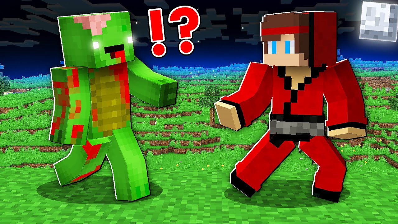 Mikey Became Zombie Vs Jj Became Ninja In Minecraft Maizen Youtube