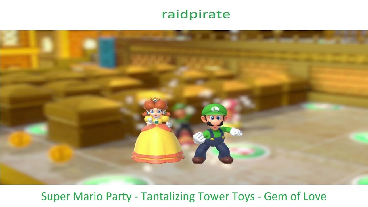 Super Mario Party - Tantalizing Tower Toys - Gem of Love - YouTube