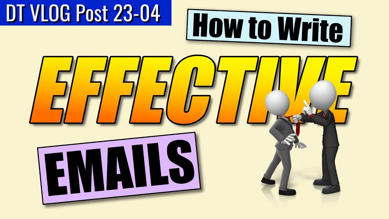 How to Write Effective Emails that Get Responses (Email Tips) - YouTube
