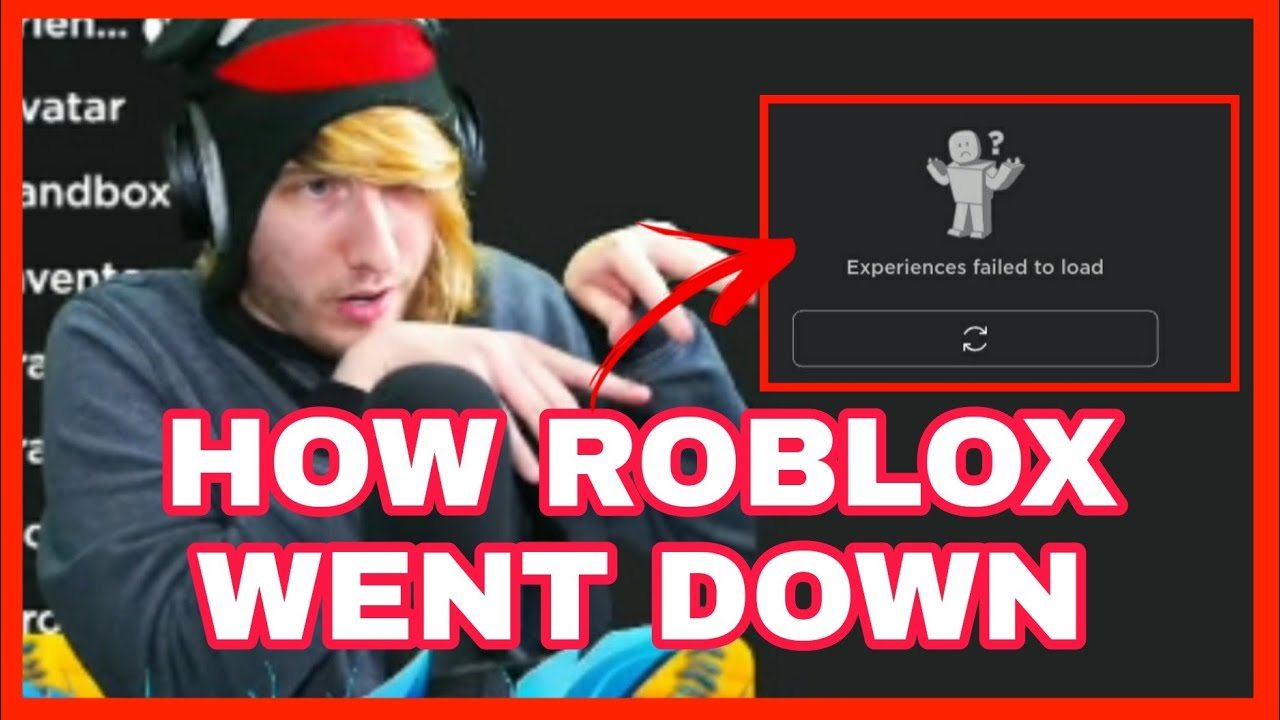 This is how roblox went down - YouTube