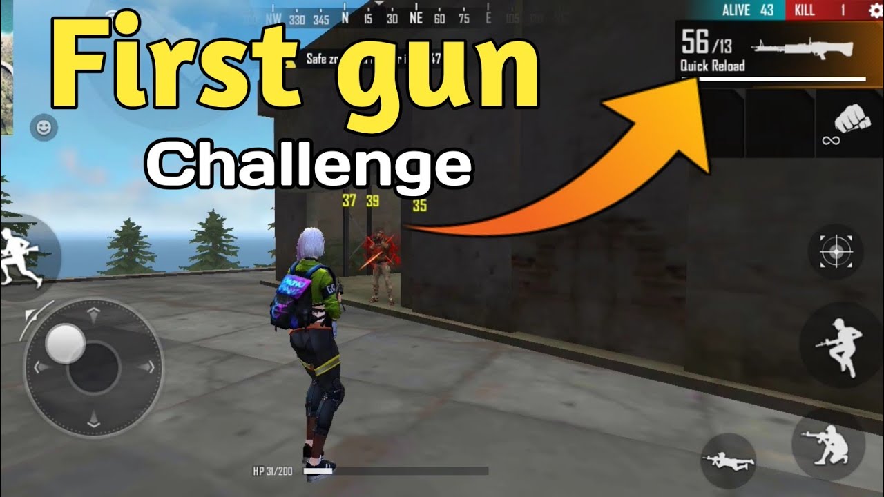 First Gun Challenge Gone Wrong | Free Fire gameplay | First Gun ...