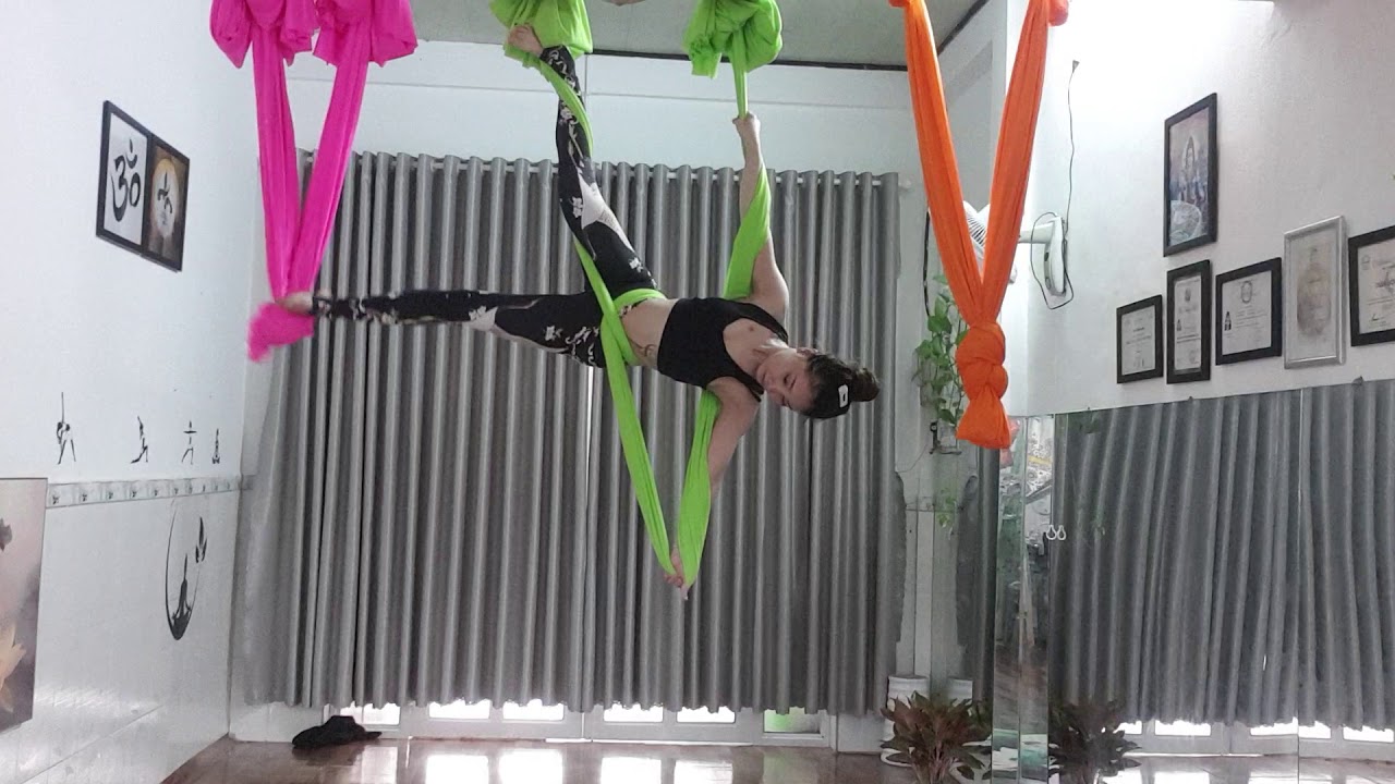 Yoga bay/aerial yoga_YOGA RẠCH GIÁ _By Katie Tran - YouTube