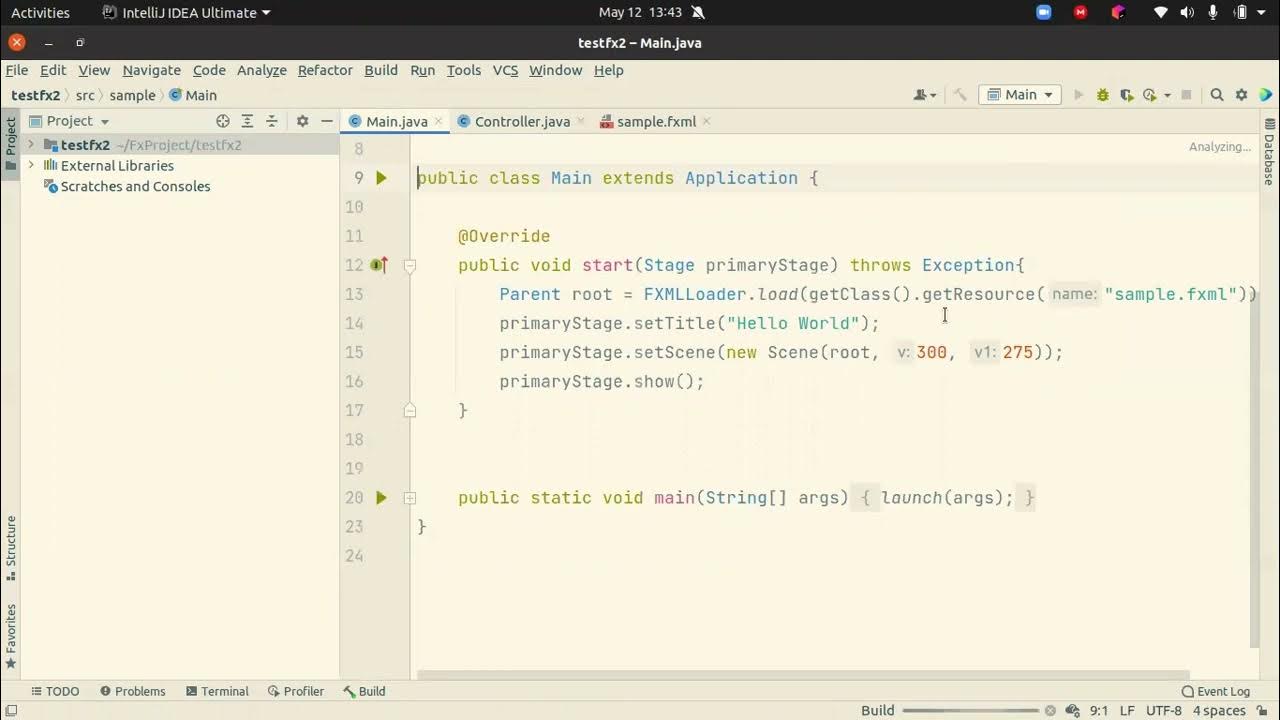 Run JavaFX in different Version of JAVA in Intellij - YouTube
