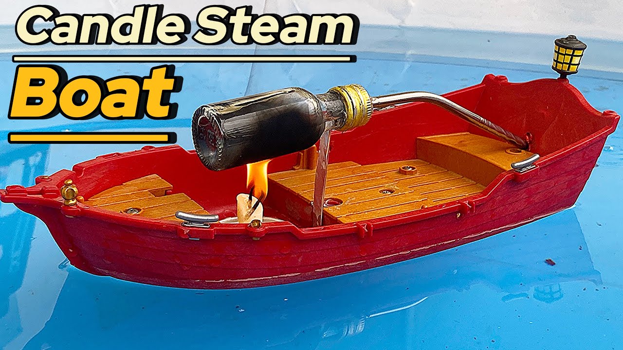 💨 Steam Power from a Glass Bottle?! | Easy Boat Experiment at Home ...