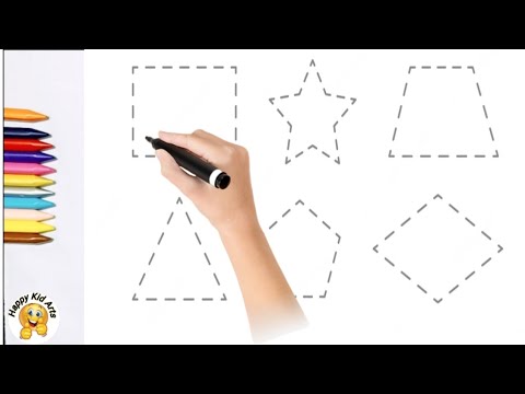 how to draw a traingle, square,star,diamond in simple shape ⭐⭐⭐ - YouTube