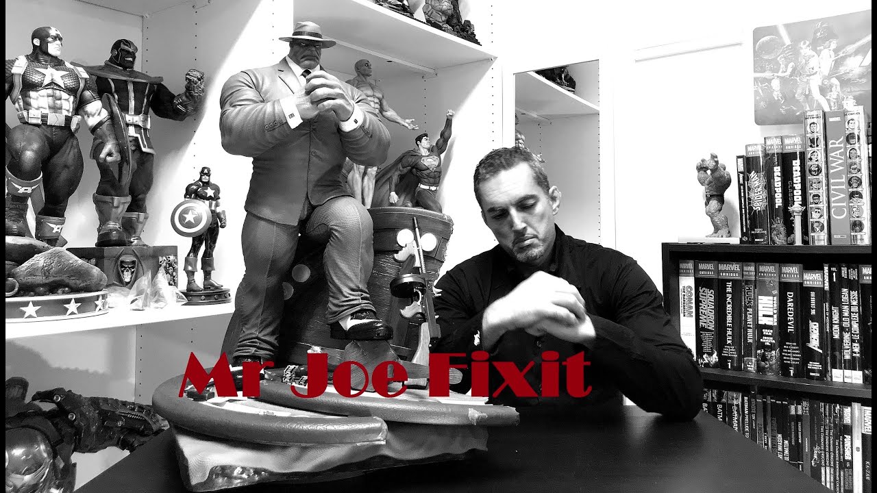 Mr Joe Fixit ( Grey Hulk ) fan art custom 1/4 scale statue - YouTube