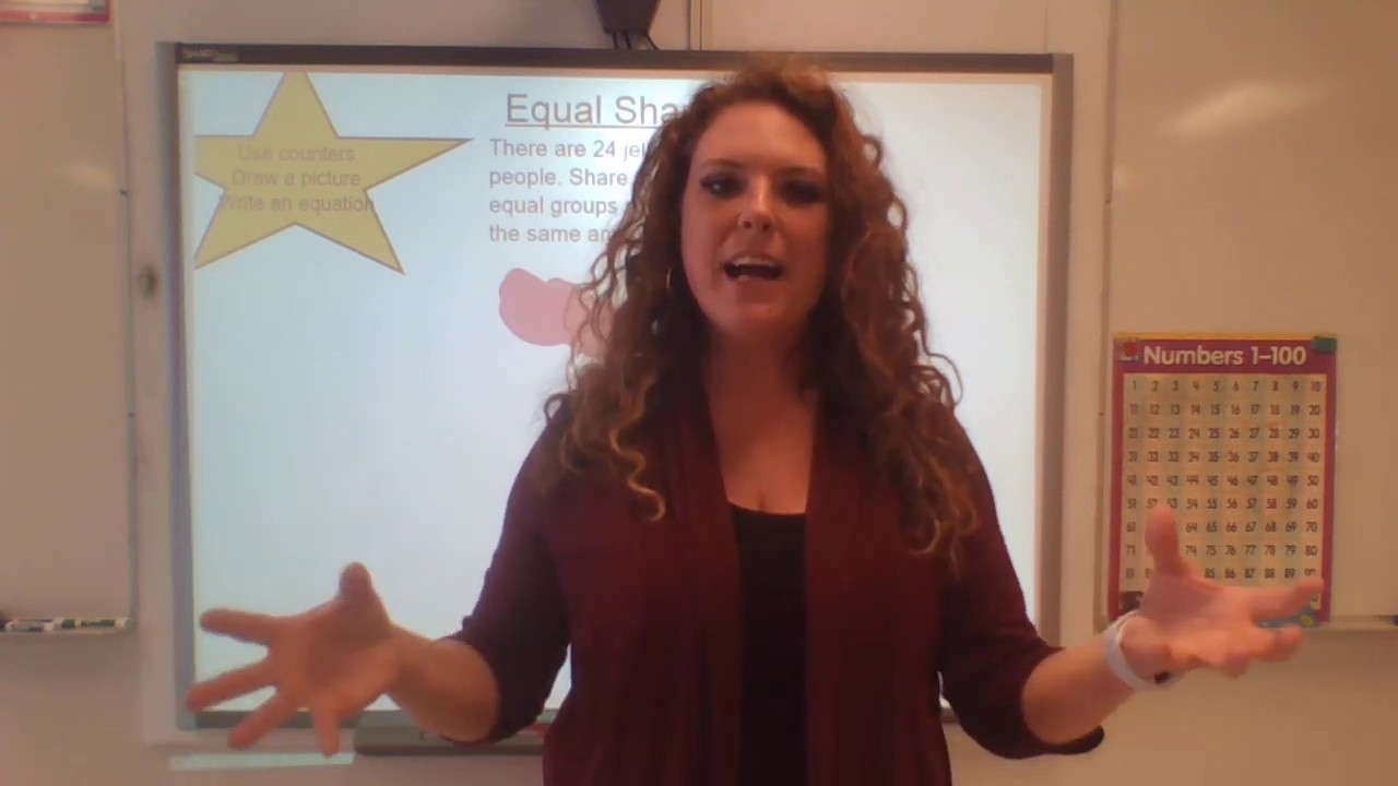 Equal Sharing Lesson YouTube Equal Sharing Lesson YouTube