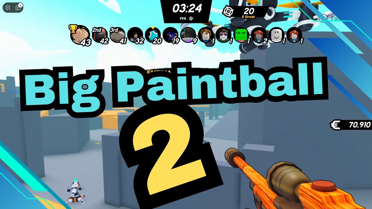 Playing Big Paintball 2 on Roblox | Episode 1 - YouTube