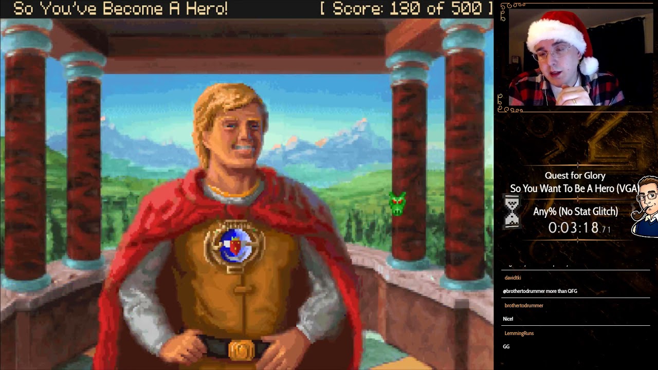 Quest for Glory: So You Want To Be A Hero VGA Any% (NSG) Speedrun [3:18] - YouTube