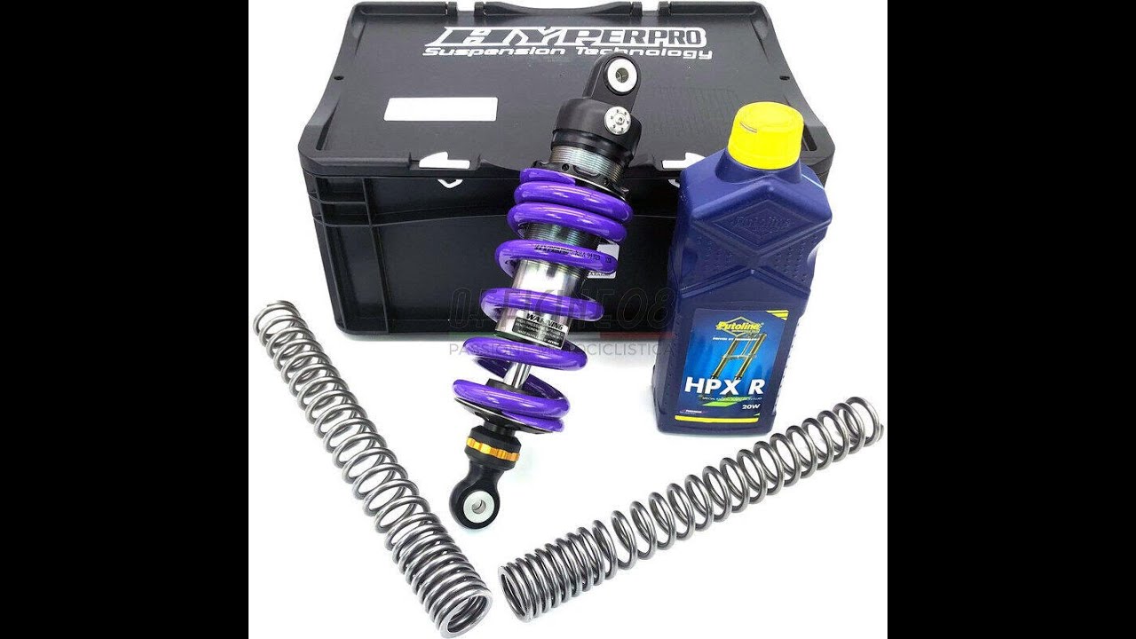 Transalp 600 suspension Upgrade (HYPERPRO KIT) - YouTube