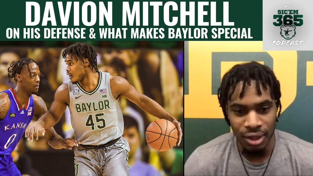 Davion Mitchell on Why Baylor Is Special and his ELITE Defense ...