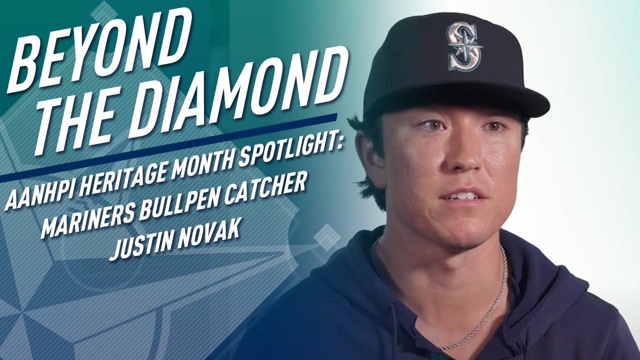 AANHPI Heritage Month Spotlight: Mariners Bullpen Catcher Justin Novak ...