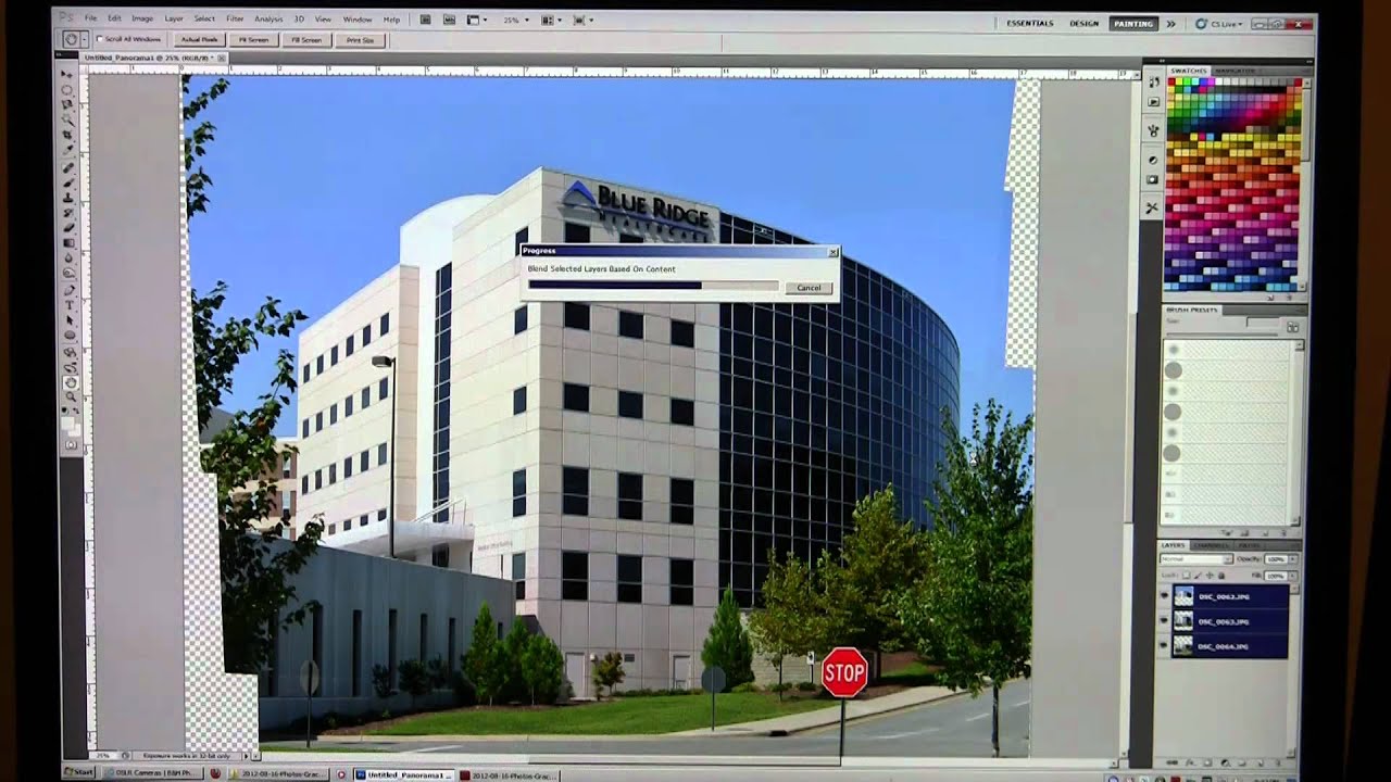 Panoramas and Monster Megapixels with Adobe Photoshop Photomerge - YouTube