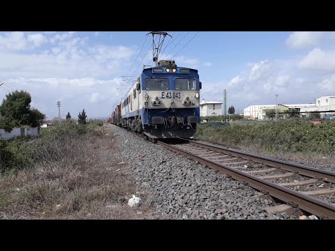 TCDD E 43043 Karma yük treni Klm : 29+770/G-15 Rakım : 24.5