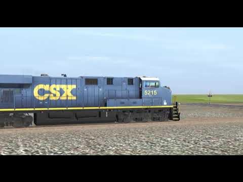 TRS22 Railfanning: CSX M209-01 with 5215 Leading - YouTube
