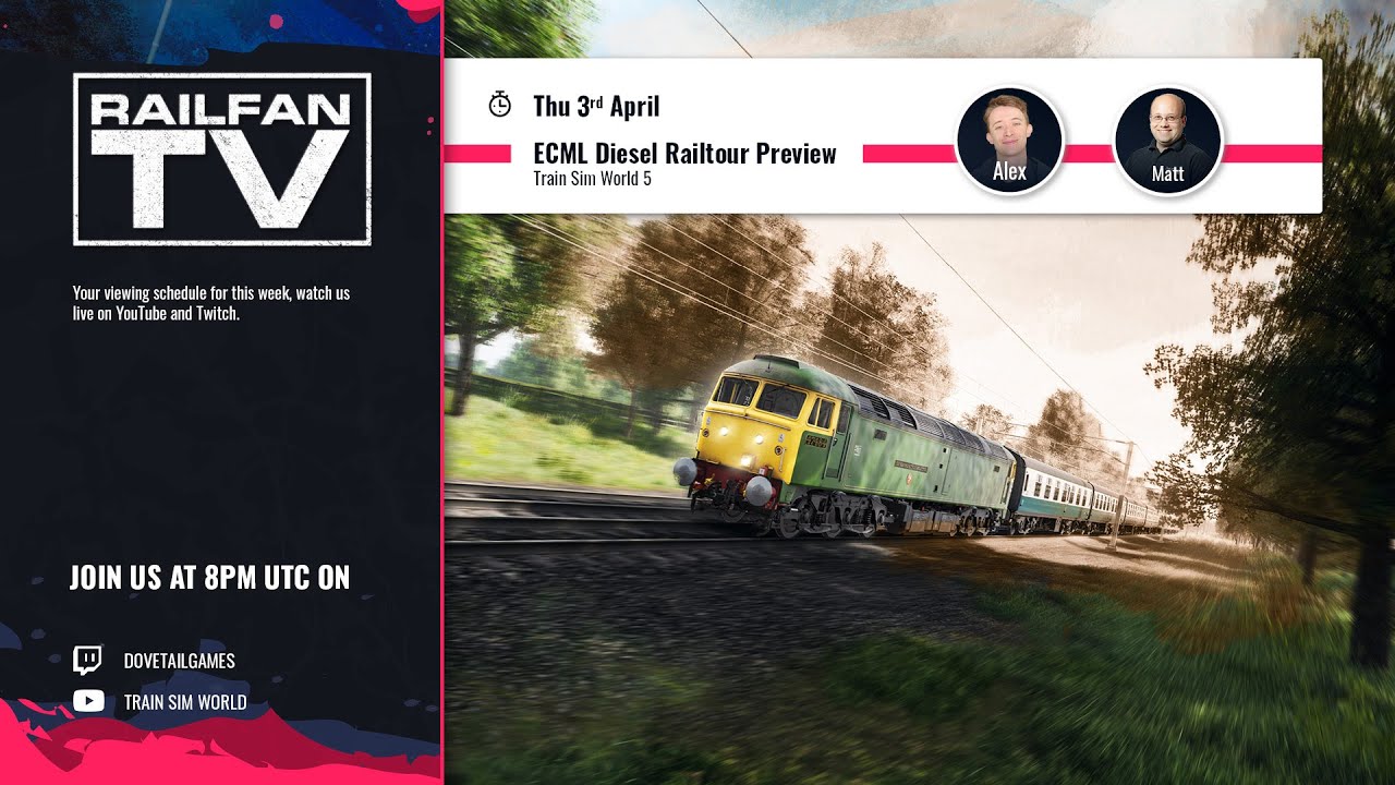 Train Sim World 5: ECML Diesel Railtour Pack Showcase - YouTube