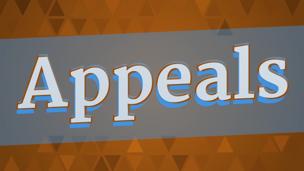 APPEALS pronunciation • How to pronounce APPEALS - YouTube