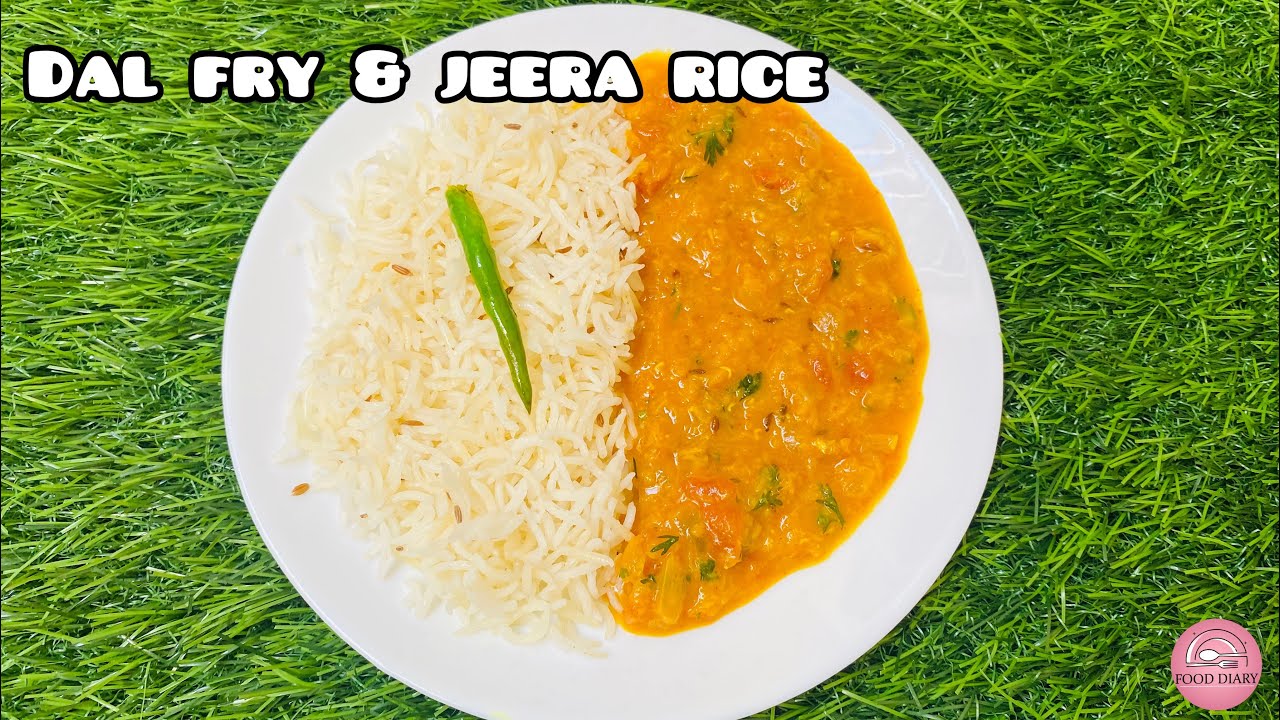 Dal Fry & Jeera Rice | 20 min lunch | Food Diary | - YouTube