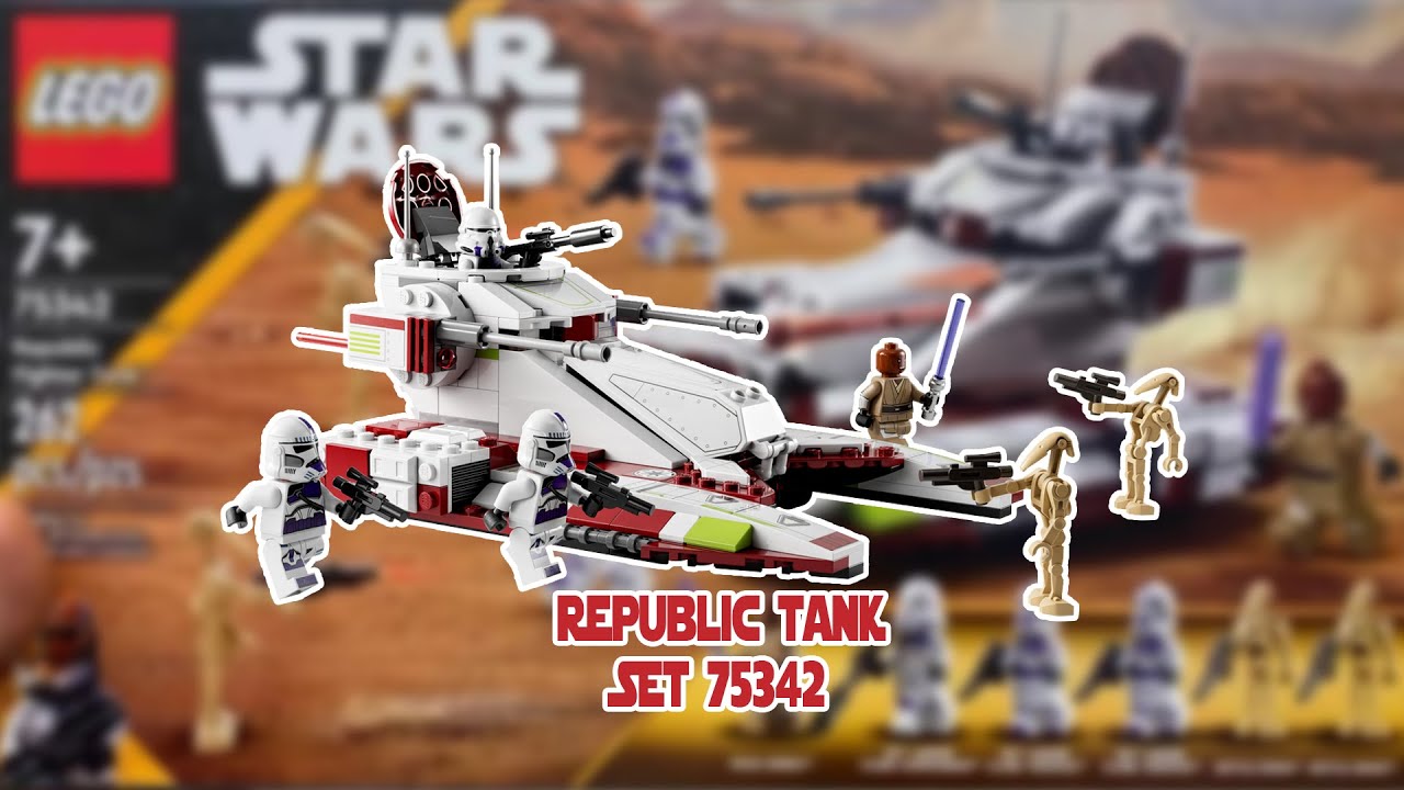 Republic fighter tank ! Set lego75342 || Speedbuild 4k - YouTube