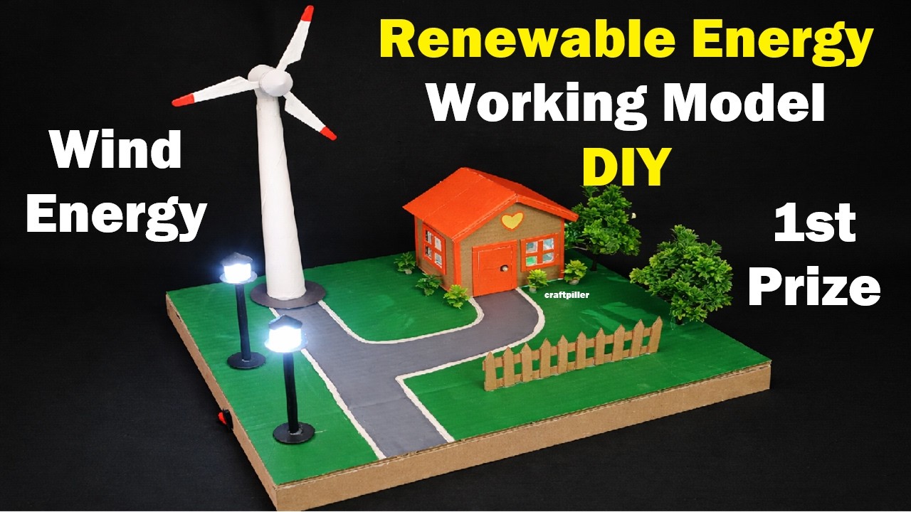 renewable energy working model for science exhibition - diy wind energy ...