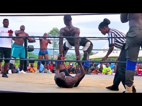 Jallah Trophy almost Cried in This Wrestling Match! Everyone was ...