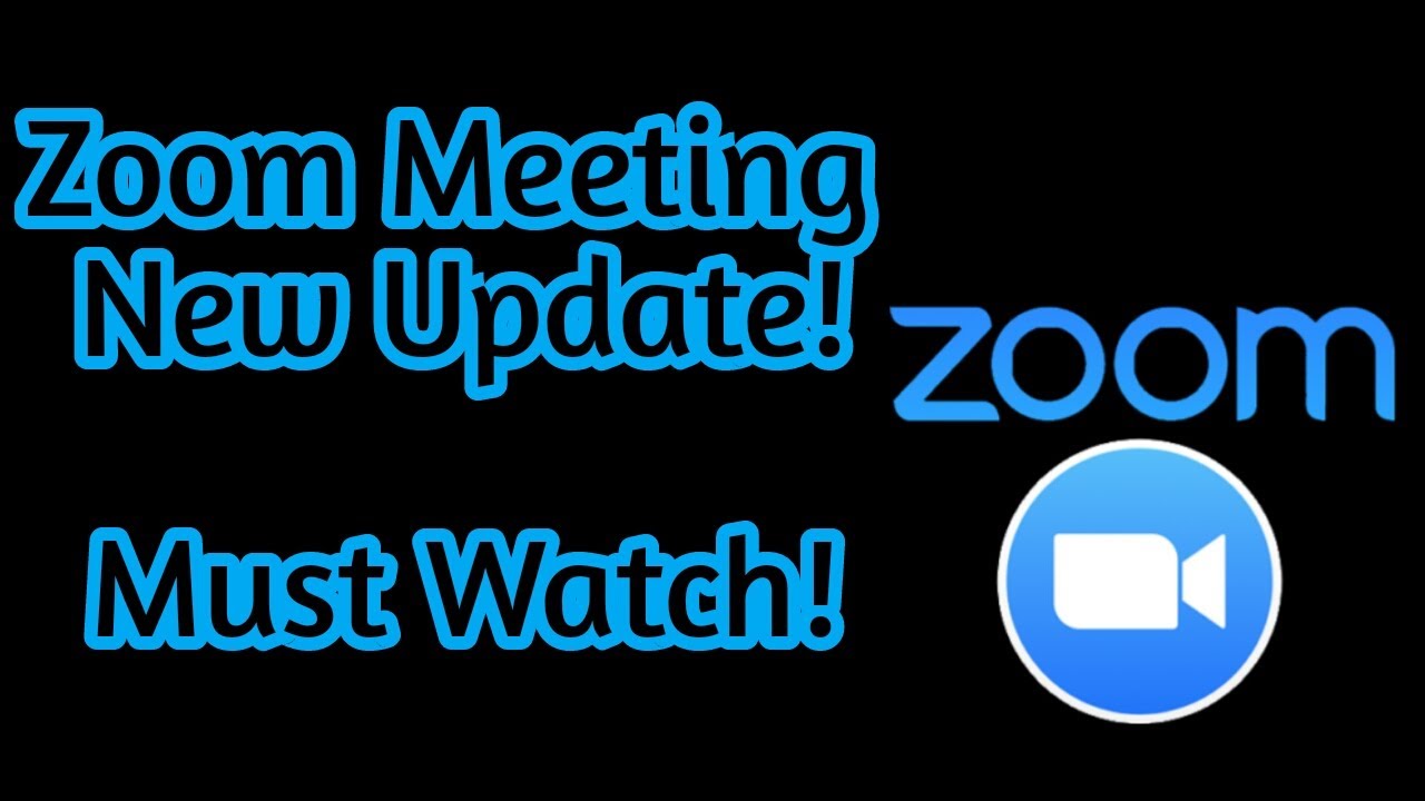 Zoom Meeting New Update! Must Watch Zoom App Users - YouTube