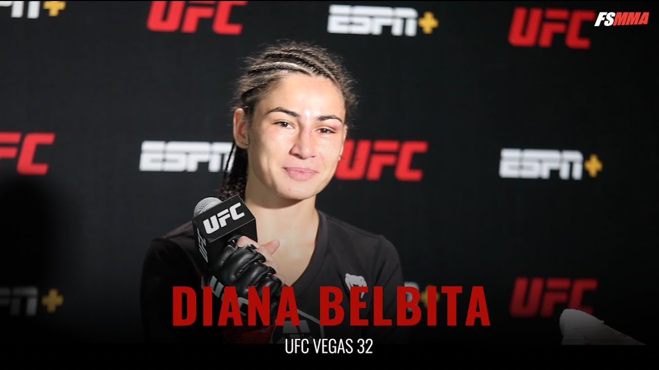 Diana Belbita UFC Vegas 32: full post-fight interview - YouTube