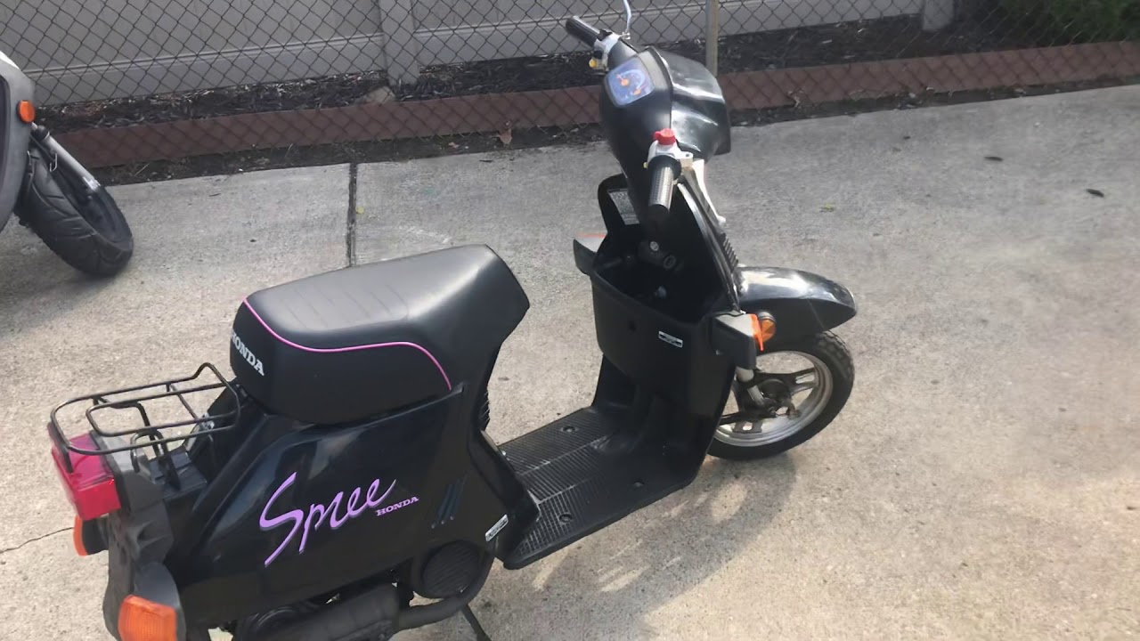 1987 Honda Spree “Cold Start”. - YouTube