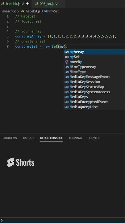💻 Javascript Remove Duplicates From Array Programming Javascript Coding Shorts Tutorial
