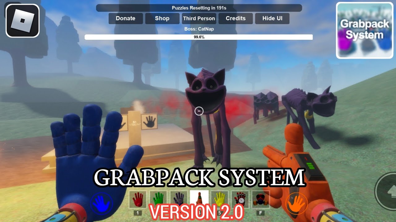Grabpack System 2.0 [UPDATE] Poppy Playtime Chapter 3 | Roblox Mobile ...