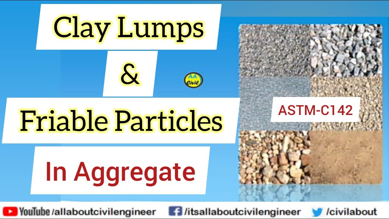 Clay Lumps and Friable Particle in Aggregate | ASTM C 142 | Urdu ...