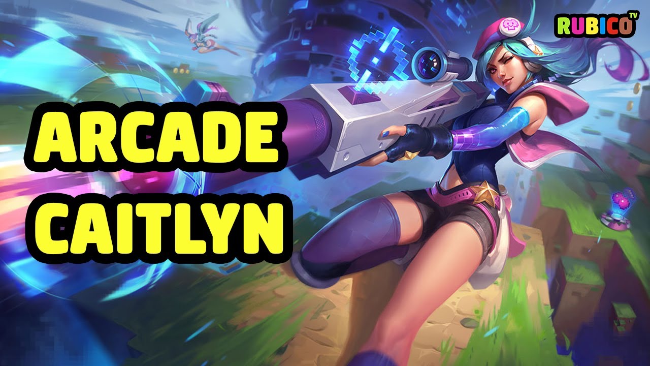ARCADE CAITLYN SKIN SPOTLIGHT - LEAGUE OF LEGENDS - YouTube